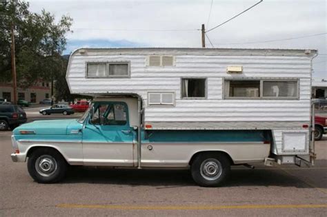 1970 Ford F250 Sportcustom Camper Special 11 Ft Overcab Camper
