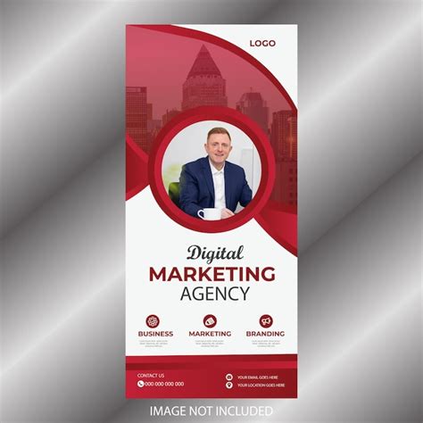 Premium Vector Digital Marketing Roll Up Banner