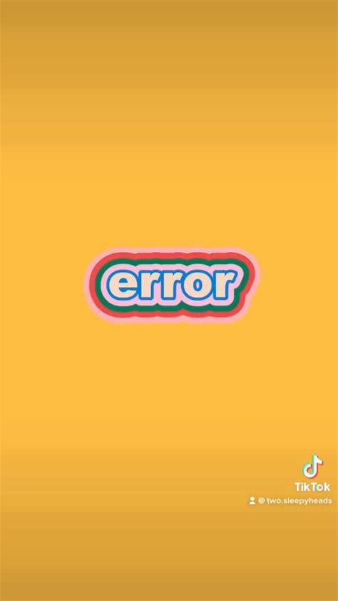 Tik Tok Error Done In Illustrator Artofit