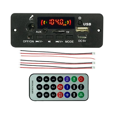 Placa Decodificadora De Mp3 Amplificador De 2x5 W Mp3 Wma Wav Ape