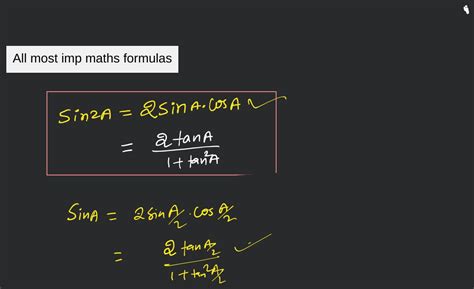 All Most Imp Maths Formulas Filo