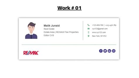 create email signature html clickable html email signature by ehtasham3116t fiverr