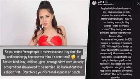 Urfi Javed Lashes Out At Mp Sushil Kumar Modi For His Derogatory