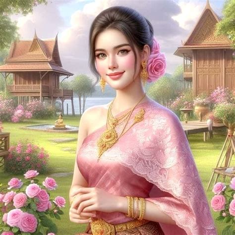 ปักพินโดย กนกวรรณ สุขเกษม ใน ภาพวาดการ์ตูน สาวสวย นางแบบ สไตล์ไทย