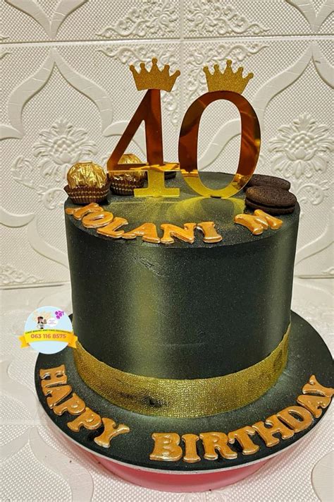 40th Cake Design Merciful Cakes