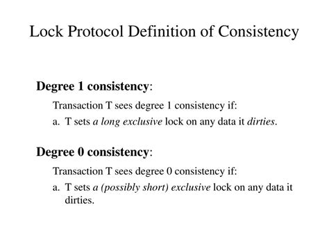 Ppt Granularity Of Locks And Degrees Of Consistency In A Shared Data