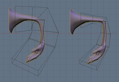 Problem With Character Animation Mesh Deform Modifier Blend Included Animation And Rigging