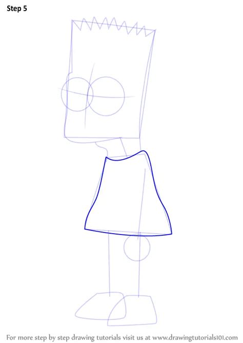 How To Draw Bart Simpson From The Simpsons The Simpsons Step By Step DrawingTutorials Com
