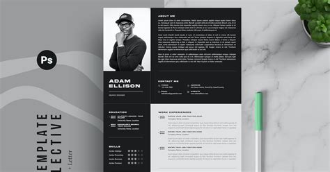 Resume Graphic Templates Envato Elements