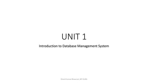 Dbms Notes Lecture 1 Drawbacks Of File Processing System PPT