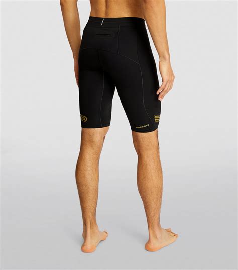Mens Pressio Black Bio Run Half Compression Tights Harrods
