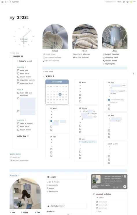 Notion Ideas