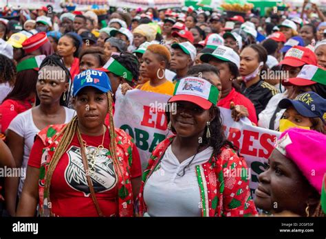 Edo State Governorship Election 2020 Pdp Women Campaign With Governor