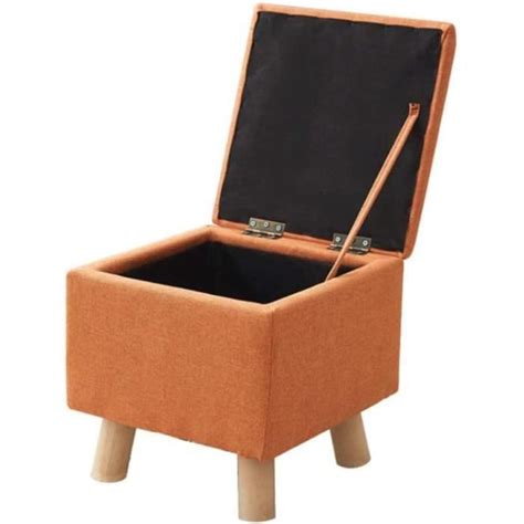Tabouret Pouf Coffre Repose Pieds Bois Repose Pieds Ottoman Tabouret