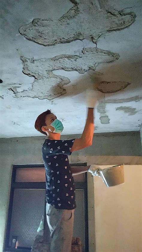 天花板水泥剝落 陽台水泥掉落 陽台鋼筋外露 結構補強防水網