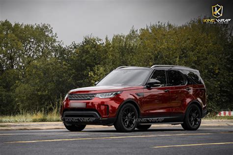 Dán đổi Màu đỏ Land Rover Decal Ô Tô Kingwrap