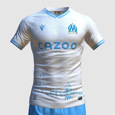 Olympique Marseille X Macron Home Kit Concept FIFA 23 Kit Creator