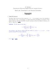 Hw2 Pdf UC Berkeley Department Of Electrical Engineering And Computer Sciences EECS 126