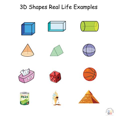 11 Fun 3d Shapes Real Life Examples And Activities