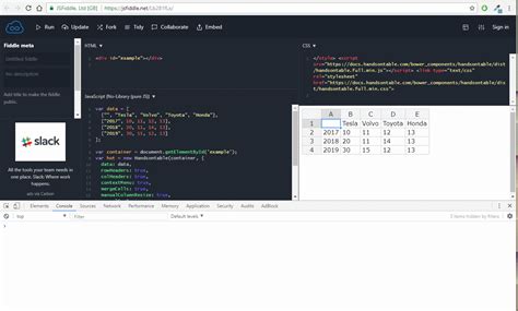 Handsontable GetInstance Undefined Issue 4674 Handsontable