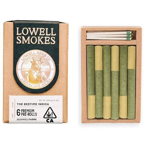 The Bedtime Indica 6g Each 36g Total Indica Pre Roll Lowell