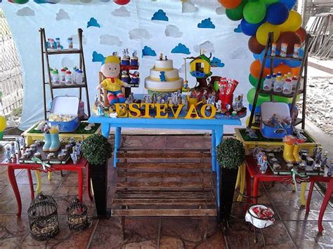 Bem Bolado Daniela Genari Caillou Caillou Birthday Party Painting