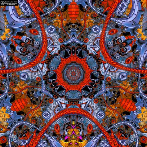 James Alan Smith Geometric Fractal And Visionary Digital Artist