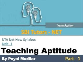 PPT On Teaching Aptitude PPTX