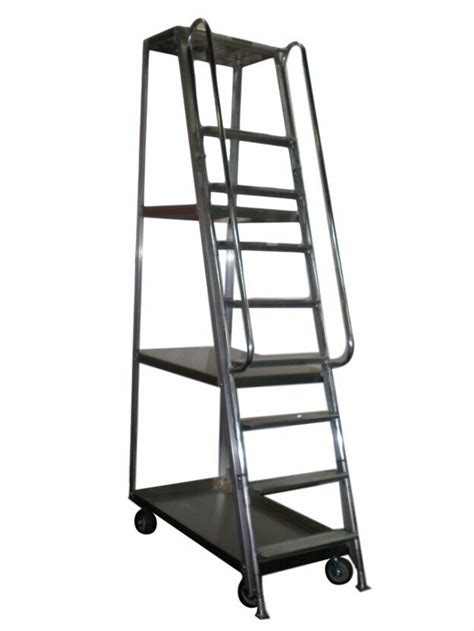 Products Carts Aluminum Ladder Carts Material Flow And Conveyor