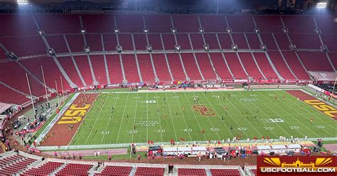 Watch From The Coliseum Usc Vs Rutgers Pregame Warmups And The