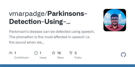 Parkinsons Detection Using Machine Learning1py At Master · Vmarpadge
