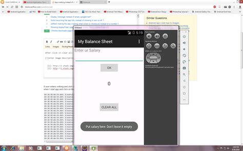 Android App Crashing Instead Of Showing Toast Of Empty EditText Stack Overflow