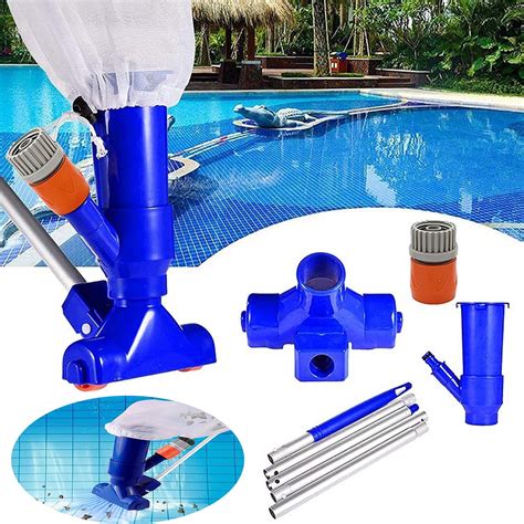 Comefolife Clearance Portable Pool Vacuum Pool Spa Jet Vacuum Cleaner With 5 Section Pole