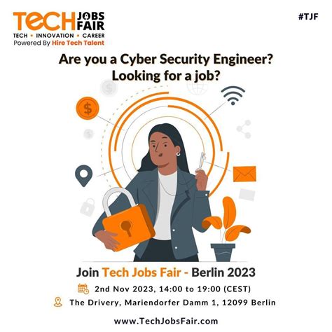 Tech Jobs Fair On Linkedin Cybersecurity Berlin Tech Techjobsfair