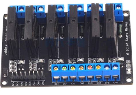5V 6 Channel SSR Solid State Relay High Level Trigger With Fuse Stable 240V 2A 40125 US 6 29