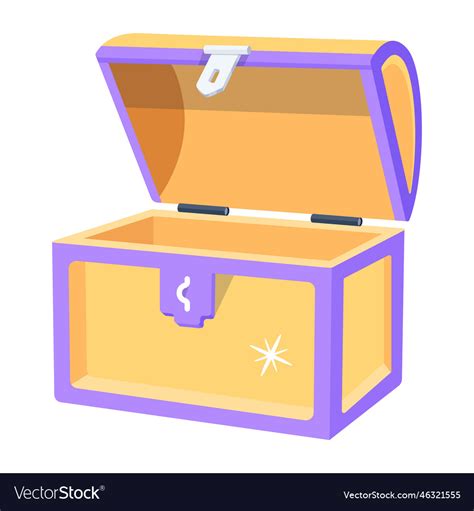 Treasure Box Royalty Free Vector Image VectorStock