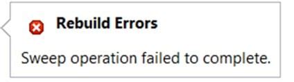 Sweep Operation Failed To Complete How To Resolve ReviewPlan