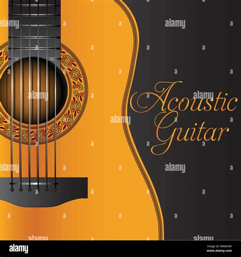 Acoustic Guitar Stock Vector Images Alamy