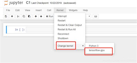 jupyter notebook添加tensorflow gpu环境 jupyter notebook 安装 tensorflow gpu