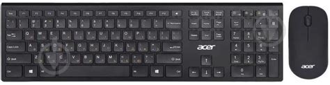 ᐉ Комплект клавиатура и мышь Acer OKR030 (ZL.KBDEE.00Z) black • Купить ...