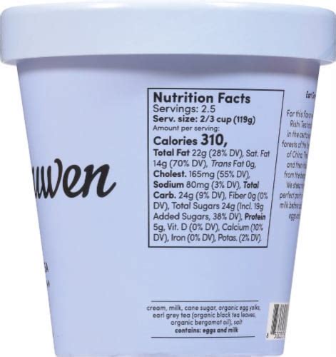 Van Leeuwen Earl Grey Tea French Ice Cream 14 Oz King Soopers