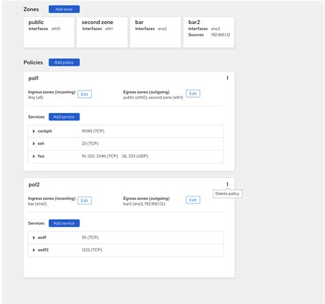 Firewall Page Policies Support · Issue 14445 · Cockpit Project Cockpit · Github