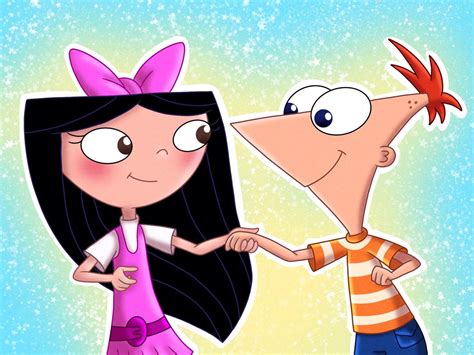 Phineas And Isabella Holding Hands