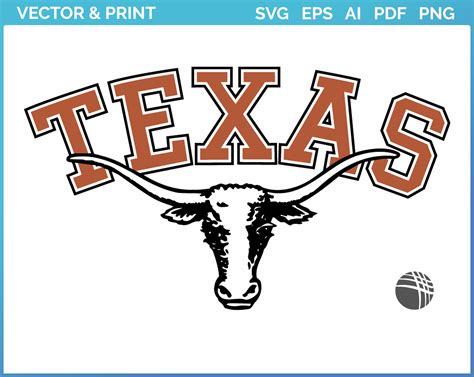 Texas Longhorns Secondary Logo 2019 College Sports Vector Svg