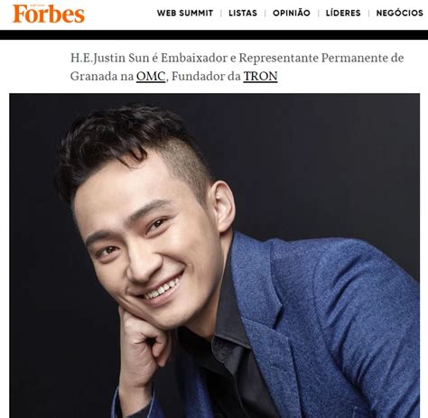 Forbes Portugal：孙宇晨位列“40位值得关注的知名区块链企业家”前二 Web3资讯 Odaily