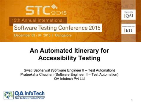 Stc 2015 Automatedaccessibilitytestingppt