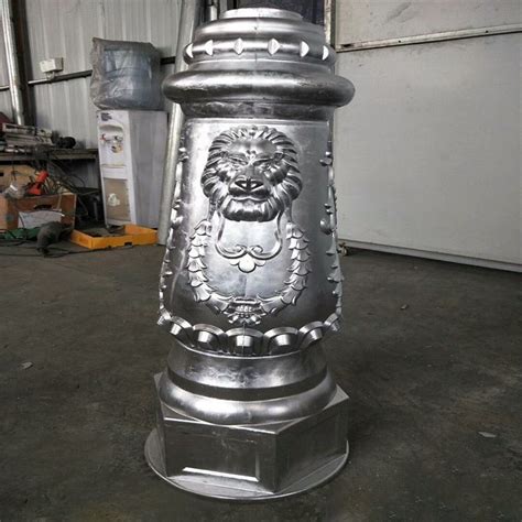 Cast Aluminum Street Light Pole Base Street Lighting Pole Base Design Sand Casting And Iron