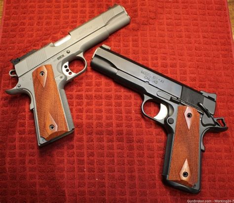Herretts Rosewood Double Diamond Grips For Colt 1911 Or Similar 1911