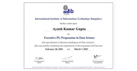 Ayush Kumar G On Linkedin Ds C41 Epgds Bida • Ayush Kumar Gupta