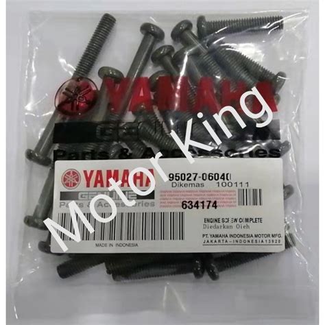 Screw Bolt Engine Skru Enjin Complete Set Yamaha Rxz Shopee Malaysia